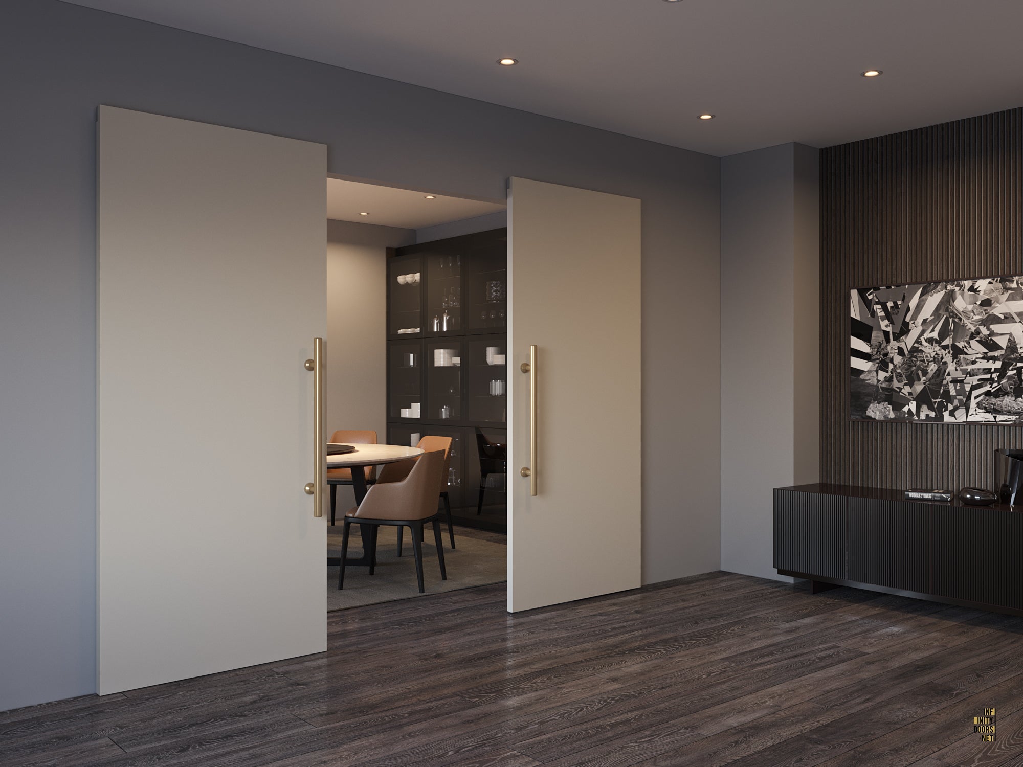 Modern Double Barn Doors Designs for Homes – Infinity Doors