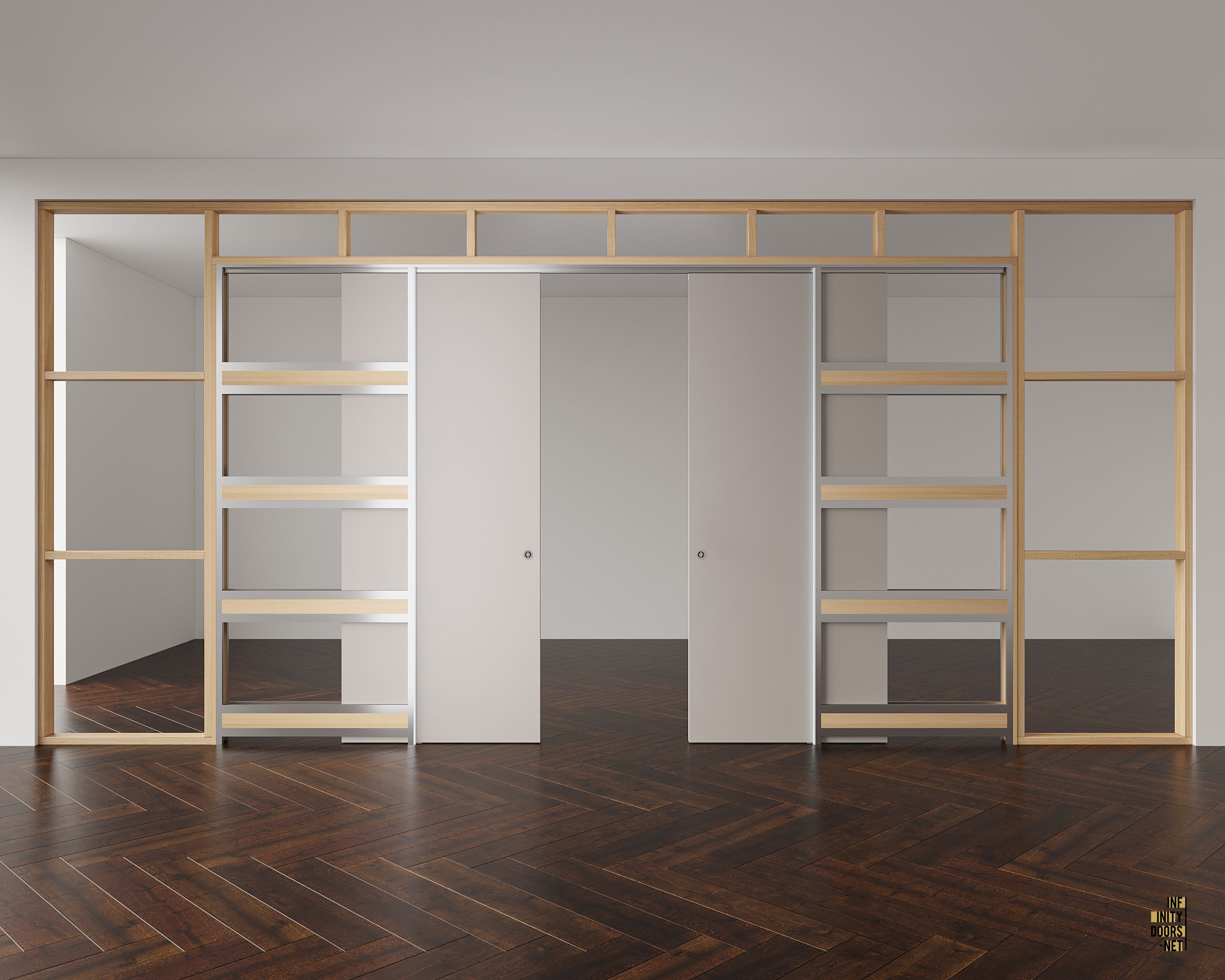 Find the Perfect Double Pocket Door & Frames for Your Space – Infinitydoors