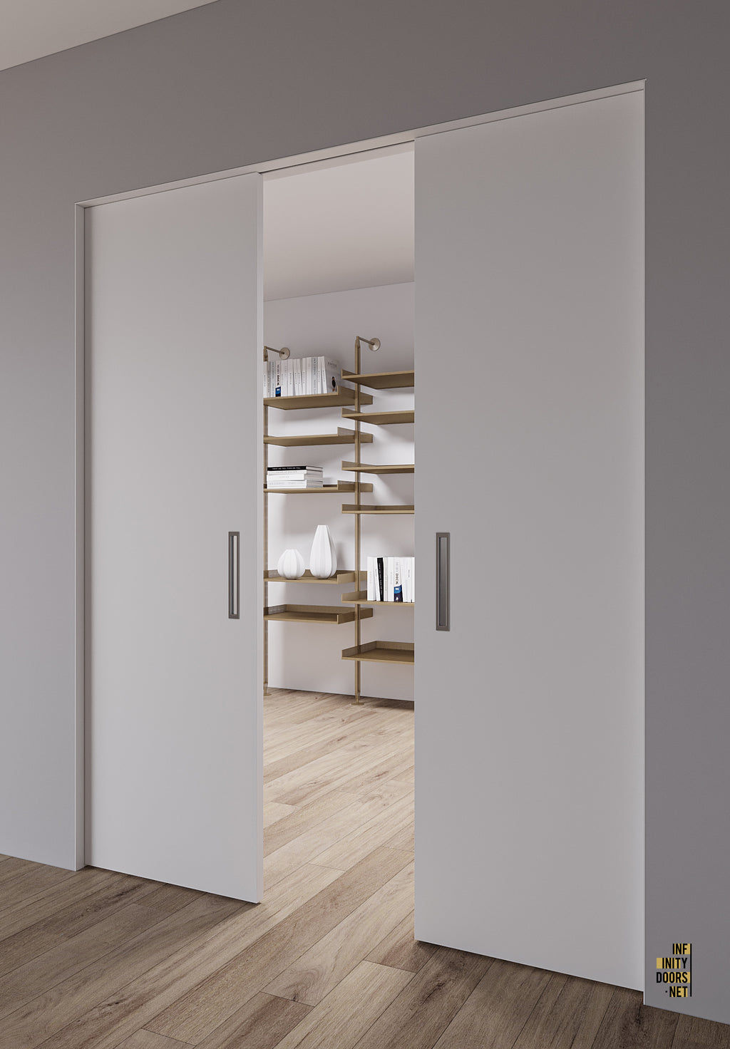 Perfect Double Pocket Door and Frames for Your Space – Infinity Doors