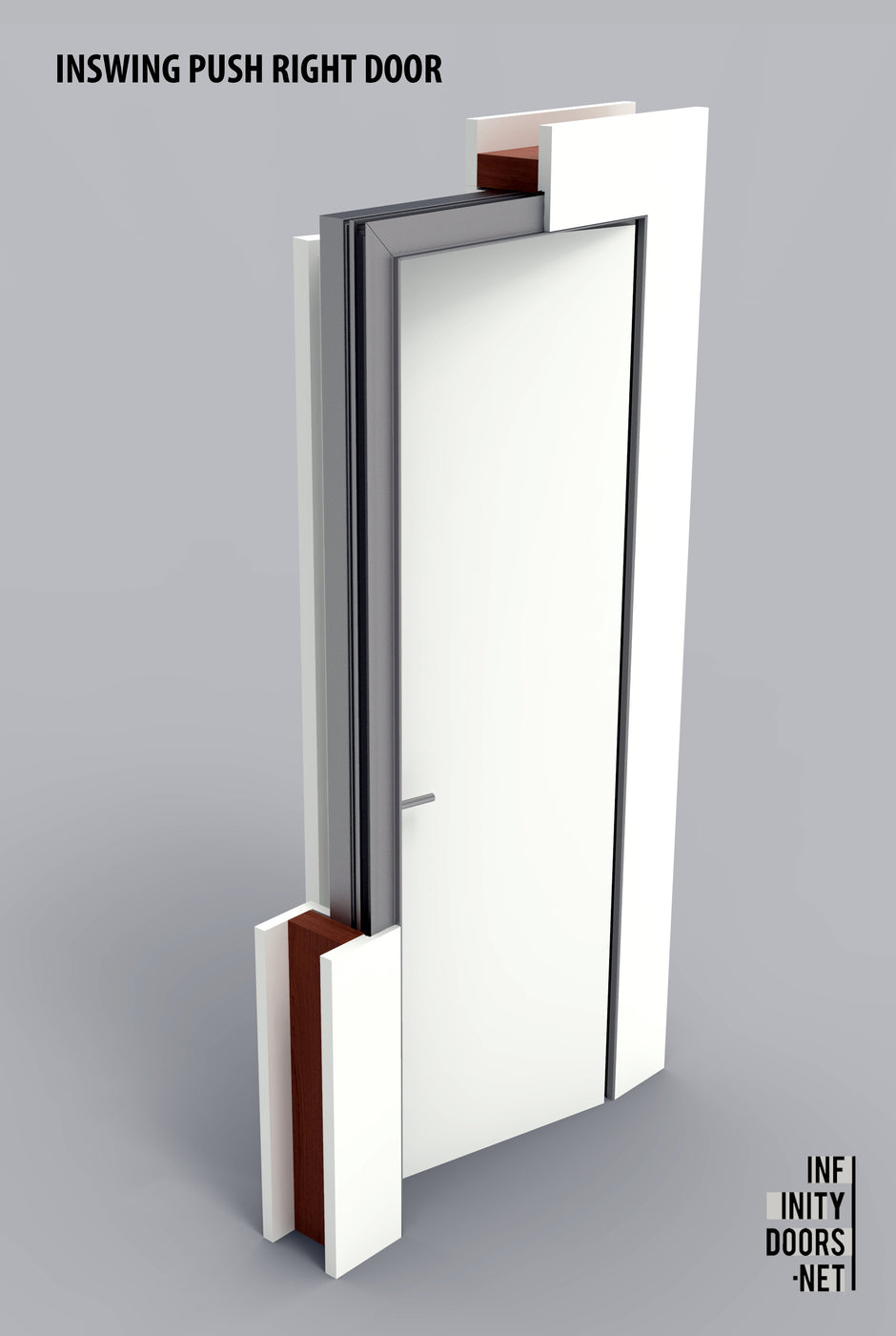 Enhance Your Space with Frameless Single Doors – Infinity Doors