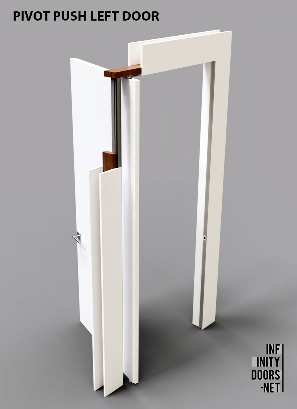 Pivot Inswing Push Left – Infinity Doors