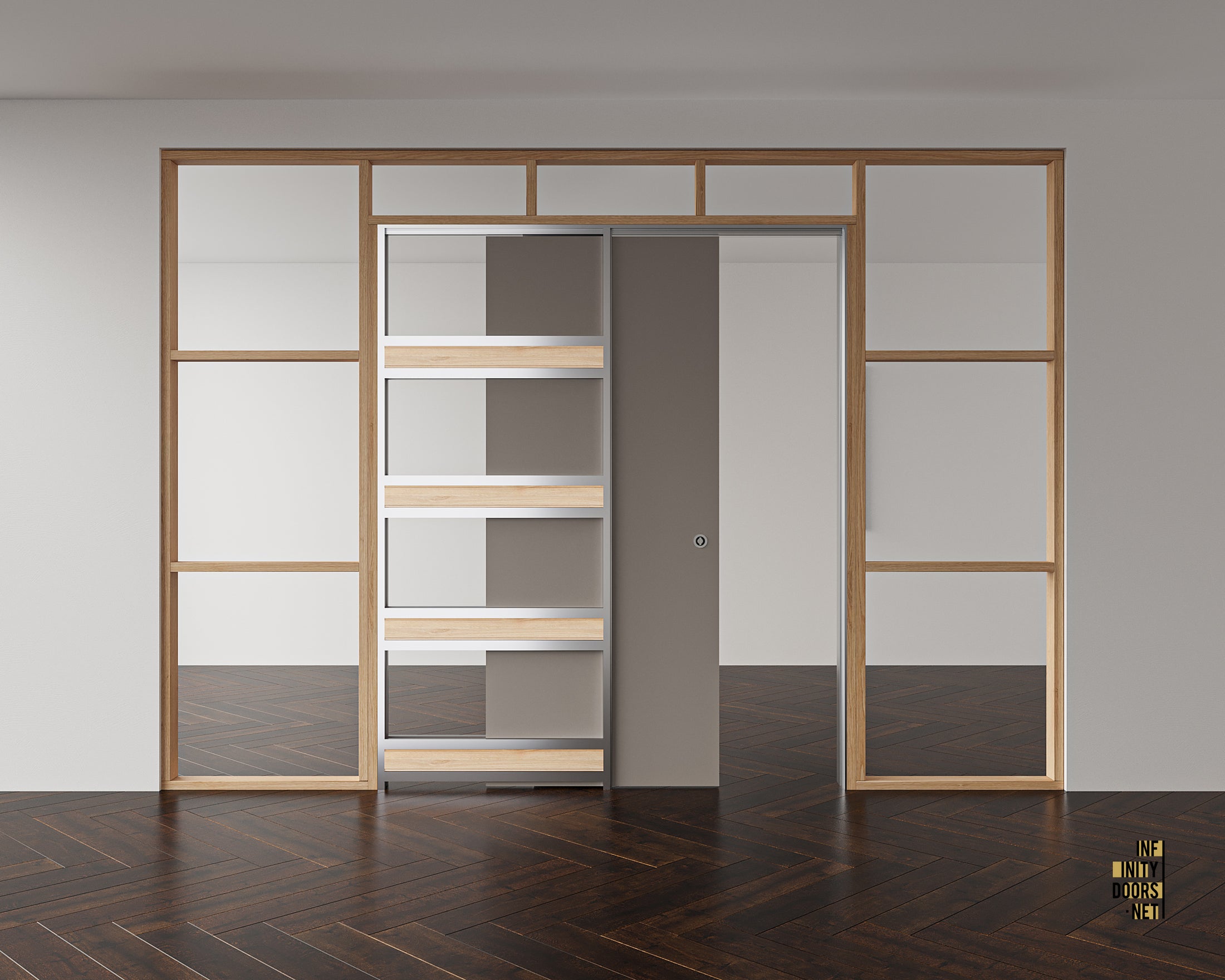 Transform Your Space with Single Pocket Doors - Shop Now! – Infinity Doors